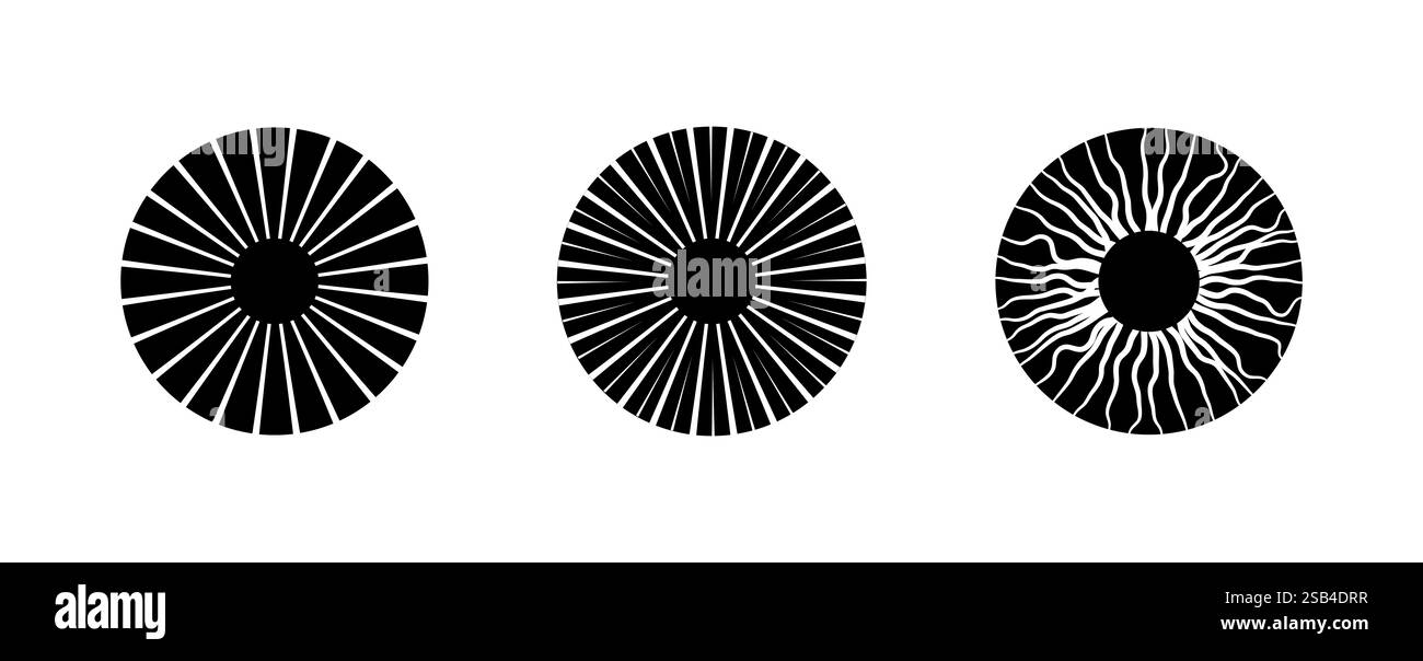 Illustration of an iris. The iris is the coloured part of the eye that ...