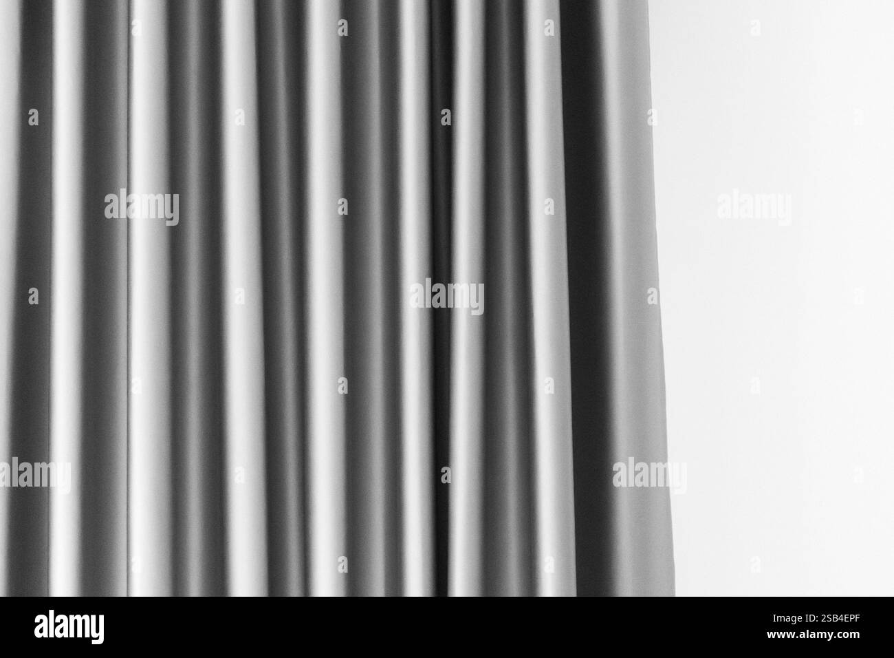 Curtain window interior decoration in living room Stock Photo - Alamy