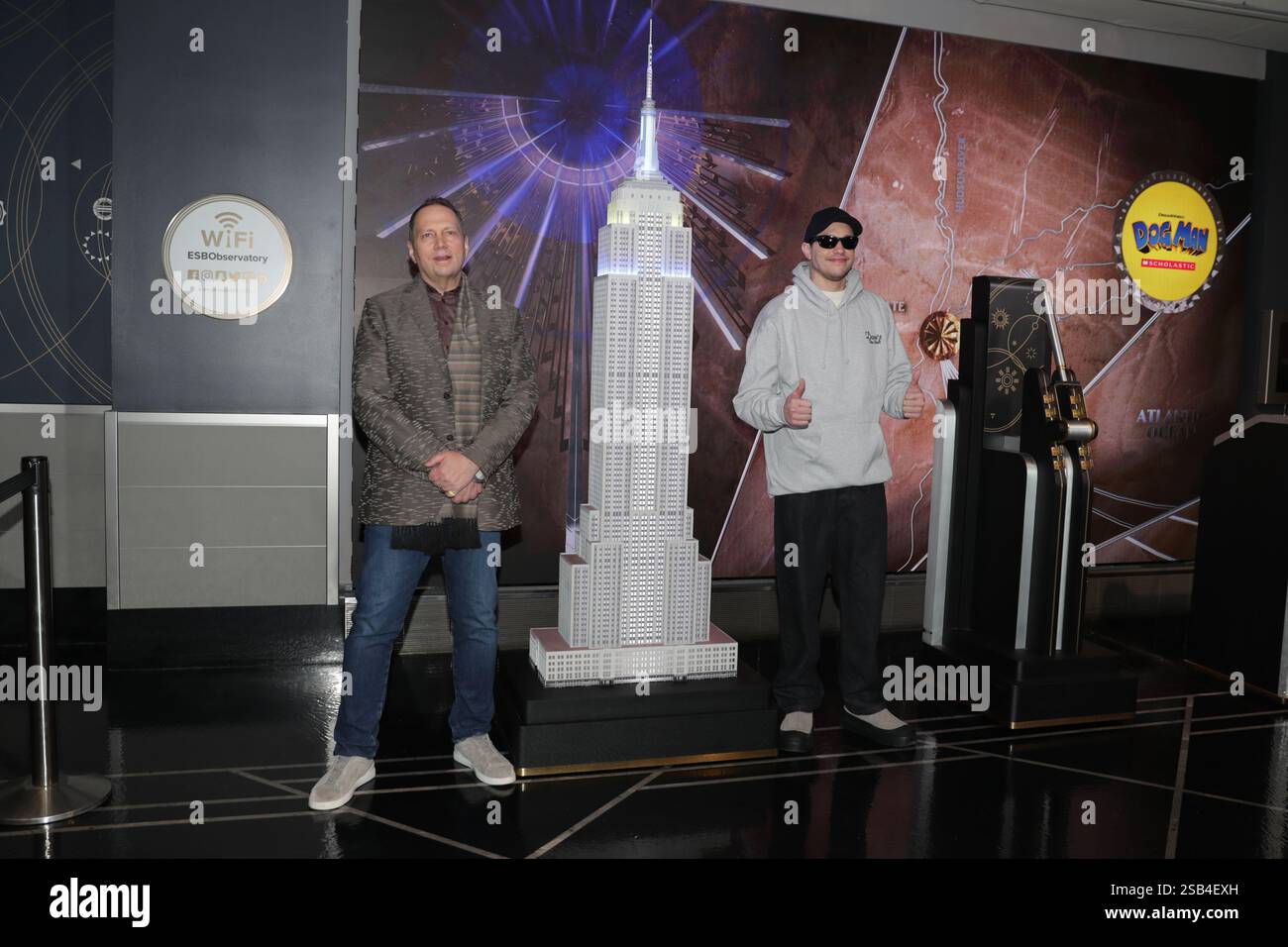 NEW YORK, NEW YORK - JANUARY 31: Comedian Pete Davidson and bestselling ...