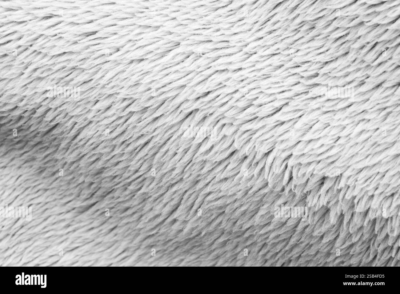 White fluffy fur fabric wool texture background Stock Photo - Alamy