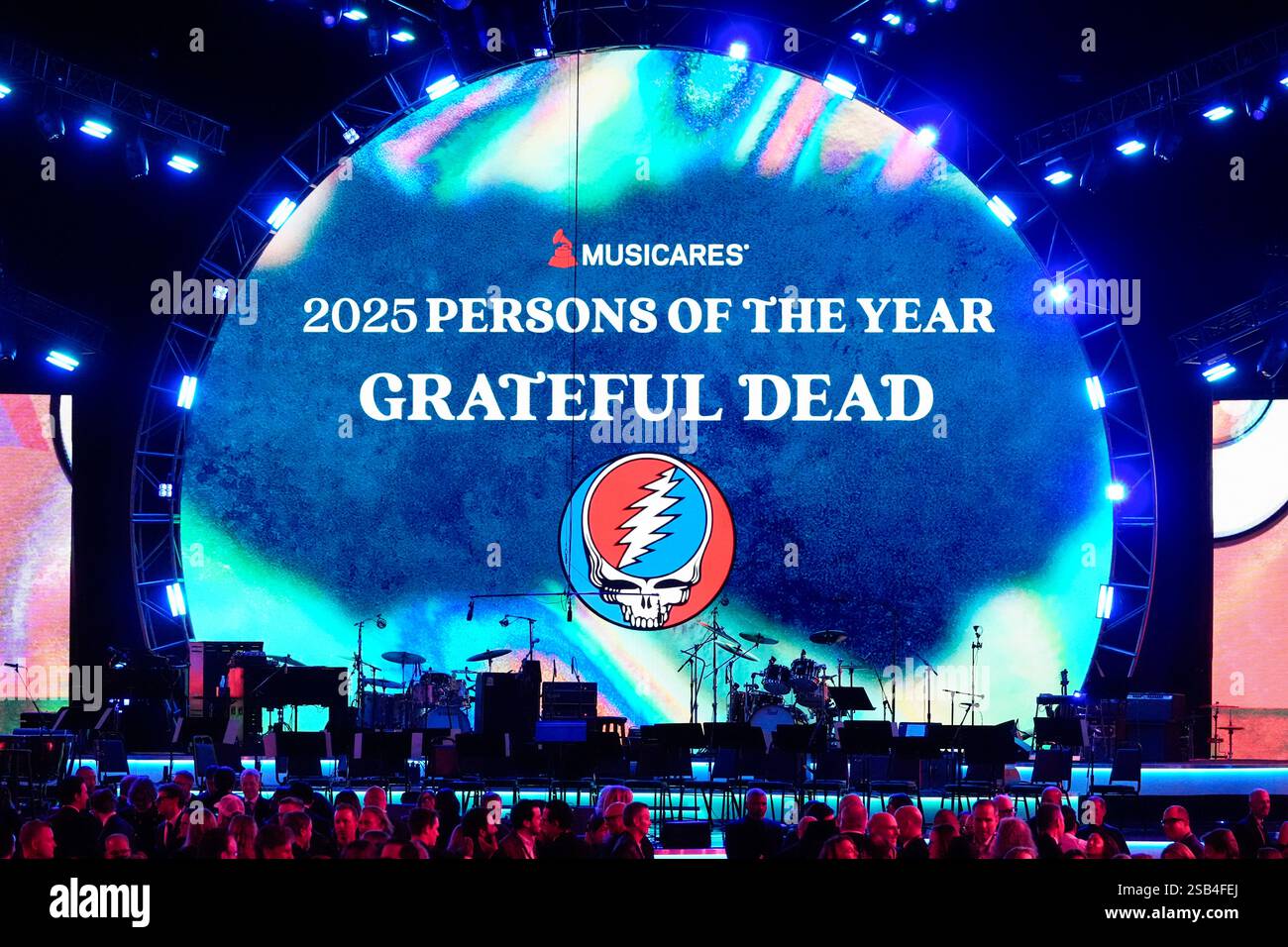 A general view of atmosphere during the MusiCares Person of the Year ...