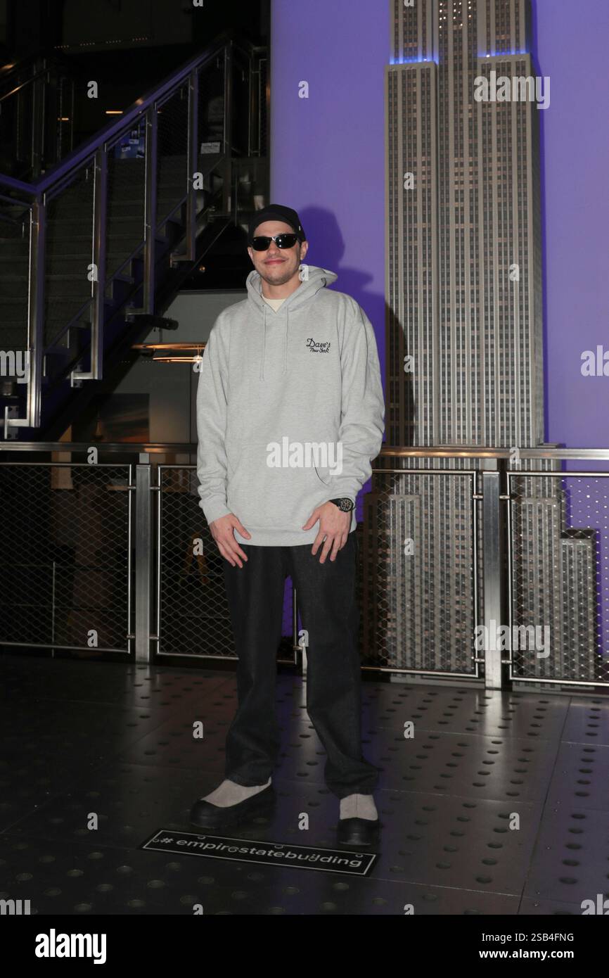 NEW YORK, NEW YORK - JANUARY 31: Comedian Pete Davidson and bestselling ...