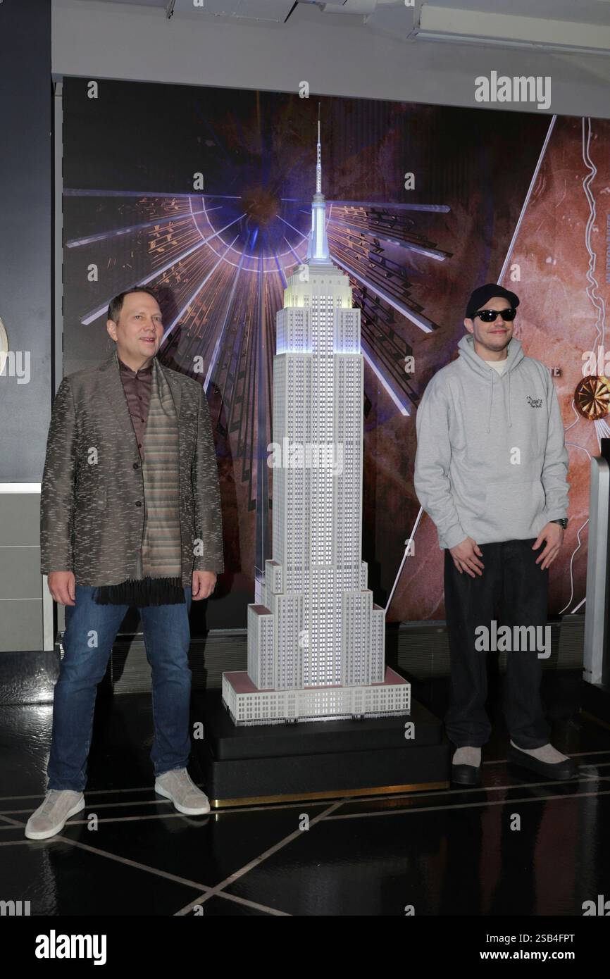 NEW YORK, NEW YORK - JANUARY 31: Comedian Pete Davidson and bestselling ...