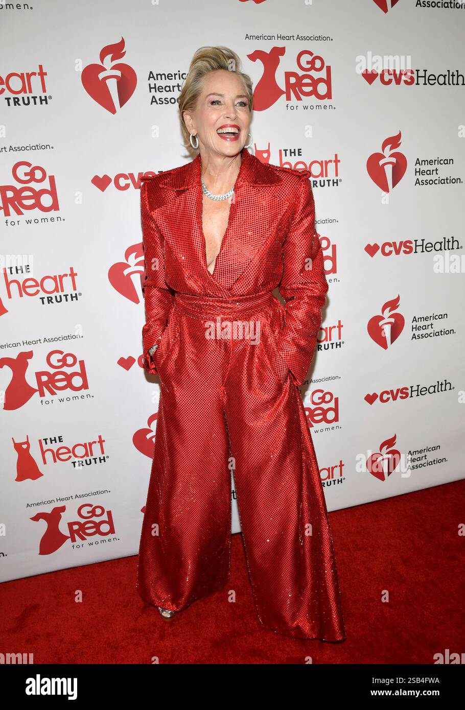 Sharon Stone attends the American Heart Association's Go Red for Women ...