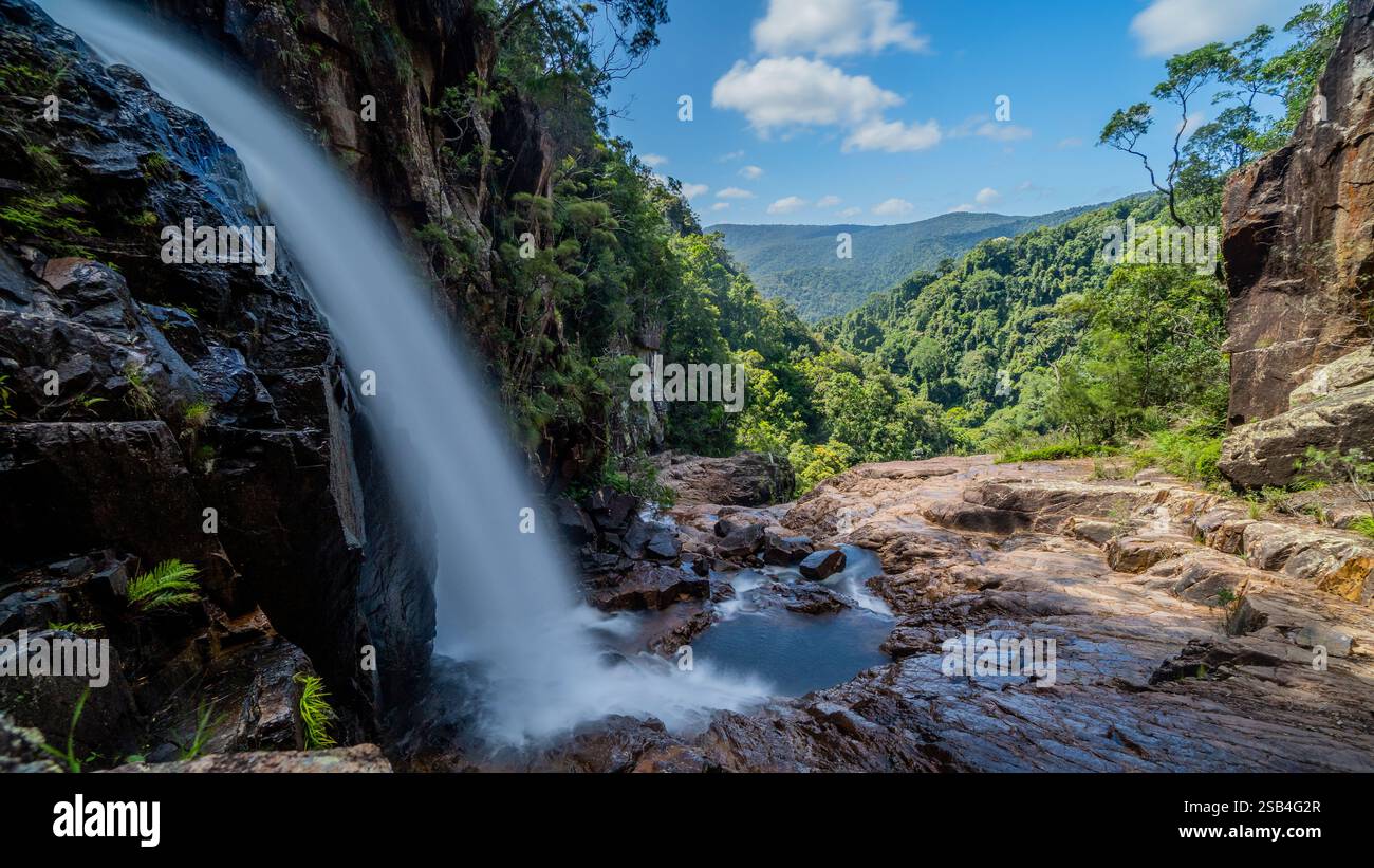 Crystal Creek Waterfall Stock Photo - Alamy