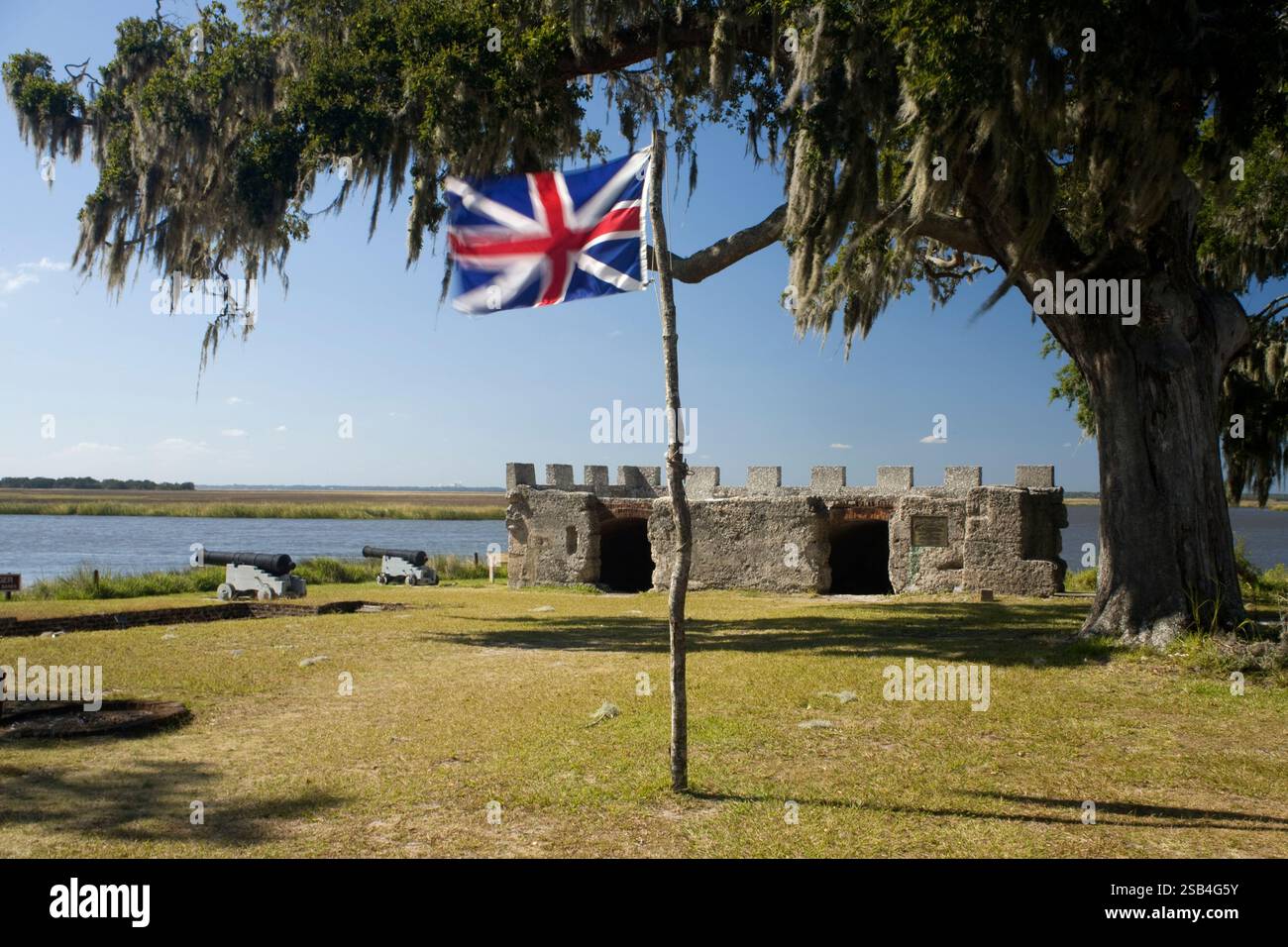GA00102-00...GEORGIA - The ruins of the 1736 Fort Frederica on Saint ...
