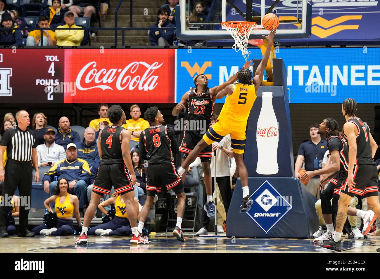 Morgantown, West Virginia, USA. 29th Jan, 2025. January 29, 2025: Toby ...