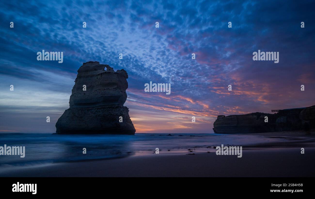 Sunset at Gibsons Steps Stock Photo - Alamy