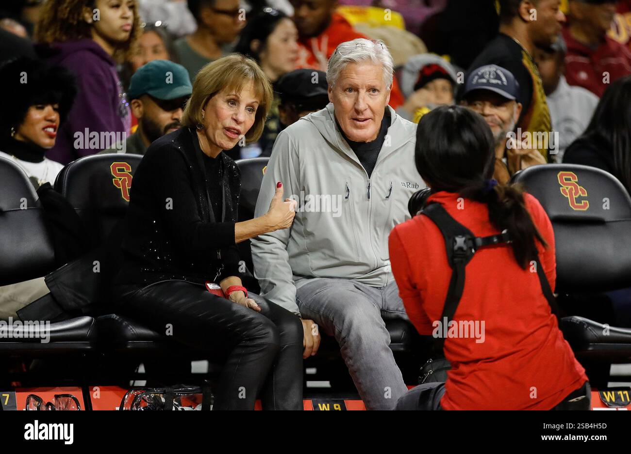 LOS ANGELES, CA - JANUARY 30: USC President Dr. Carol Folt poses for a ...