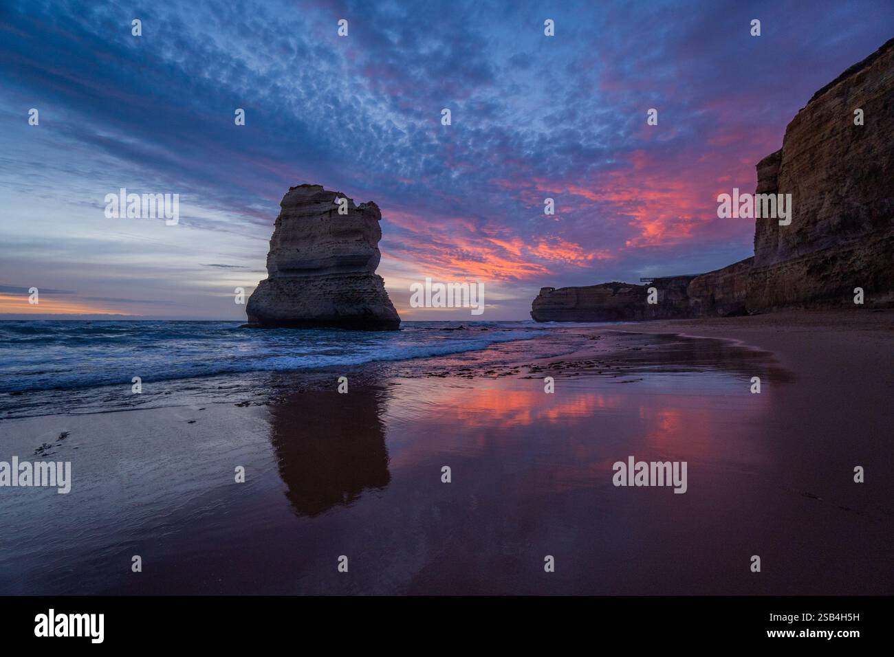 Sunset at Gibsons Steps Stock Photo - Alamy