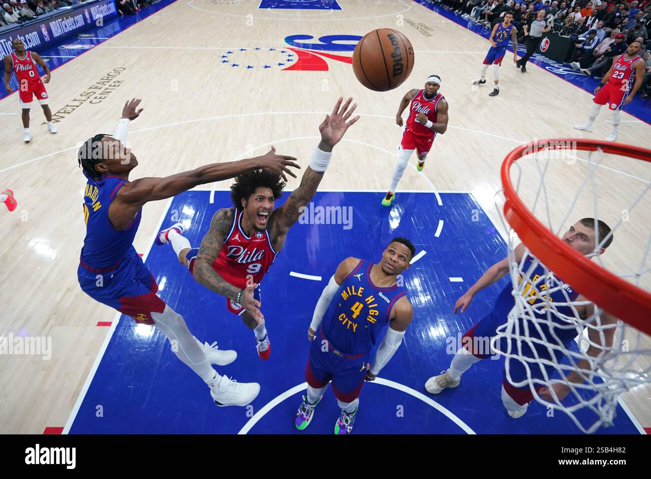 Philadelphia 76ers' Kelly Oubre Jr. plays during an NBA basketball game ...