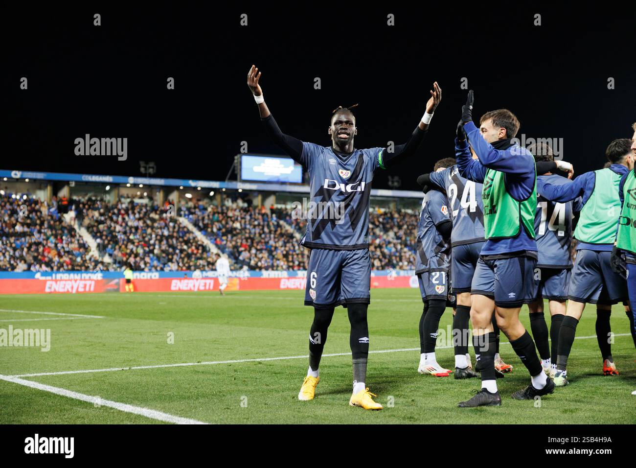 Leganes, Spain. 31st Jan, 2025. Pathe Ismael Ciss (Rayo Vallecano) seen ...