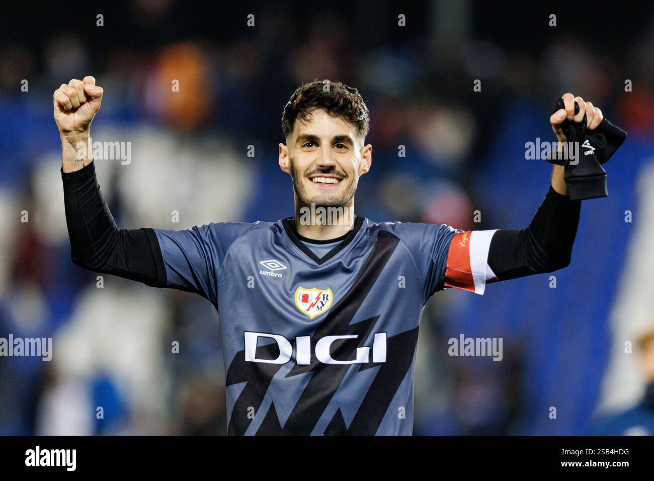 Leganes, Spain. 31st Jan, 2025. Oscar Valentin (Rayo Vallecano) seen ...