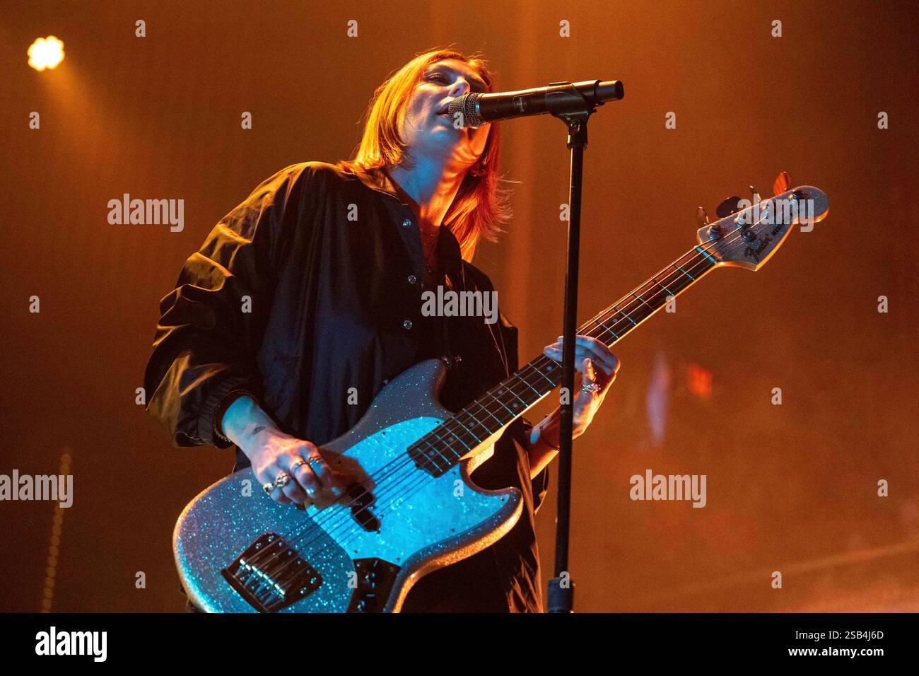 Sarah Barthel of Phantogram performs on Friday, Jan. 31, 2025, at the ...