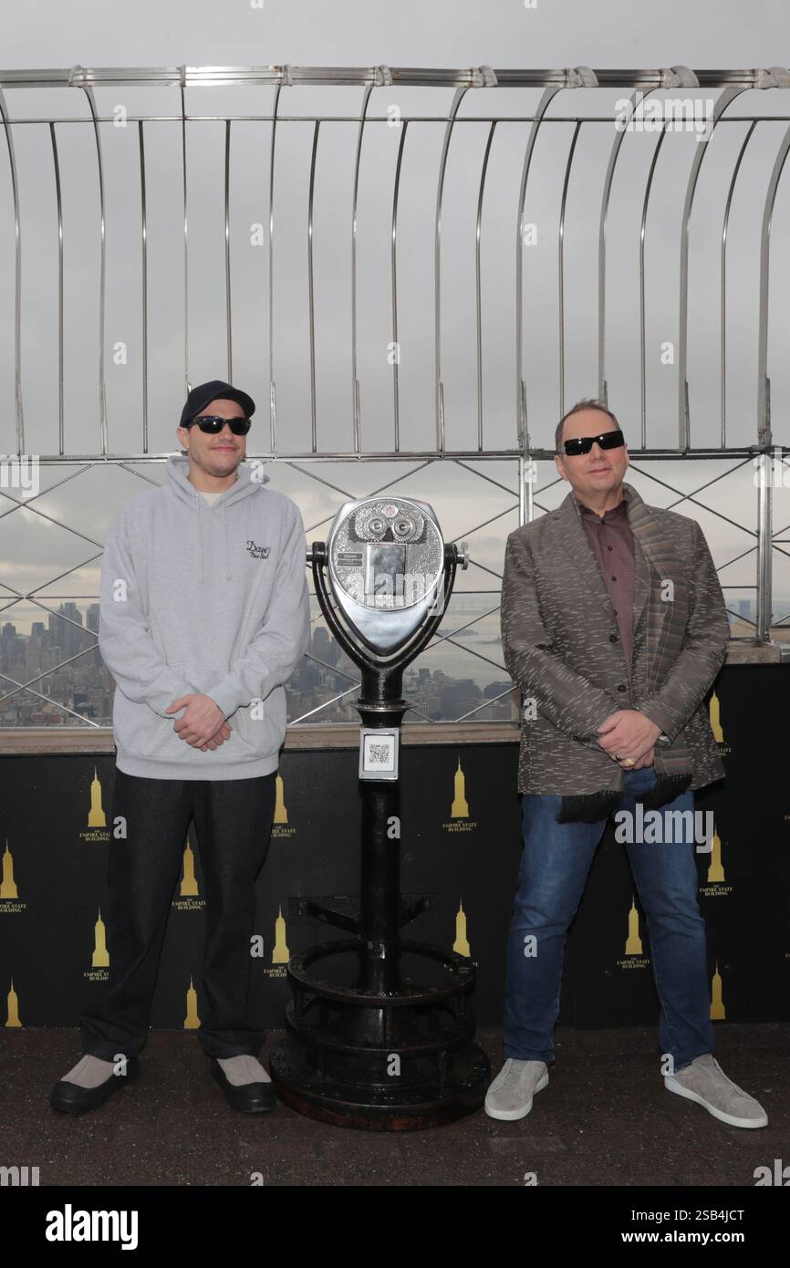 NEW YORK, NEW YORK - JANUARY 31: Comedian Pete Davidson and bestselling ...