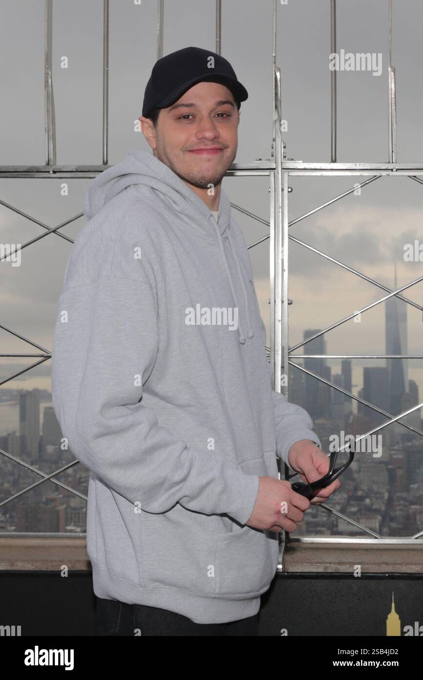 NEW YORK, NEW YORK - JANUARY 31: Comedian Pete Davidson and bestselling ...