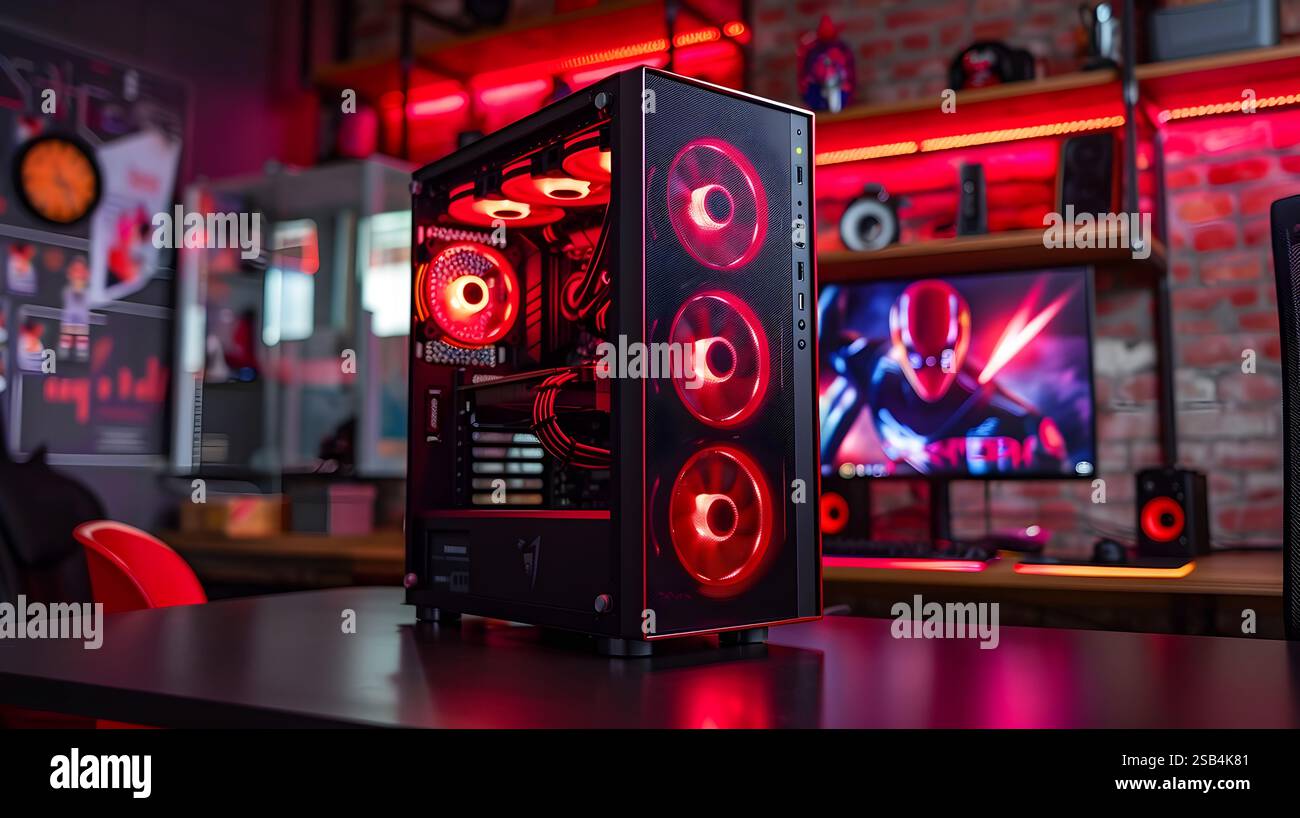 A high-performance computer case with aggressive design modifications ...