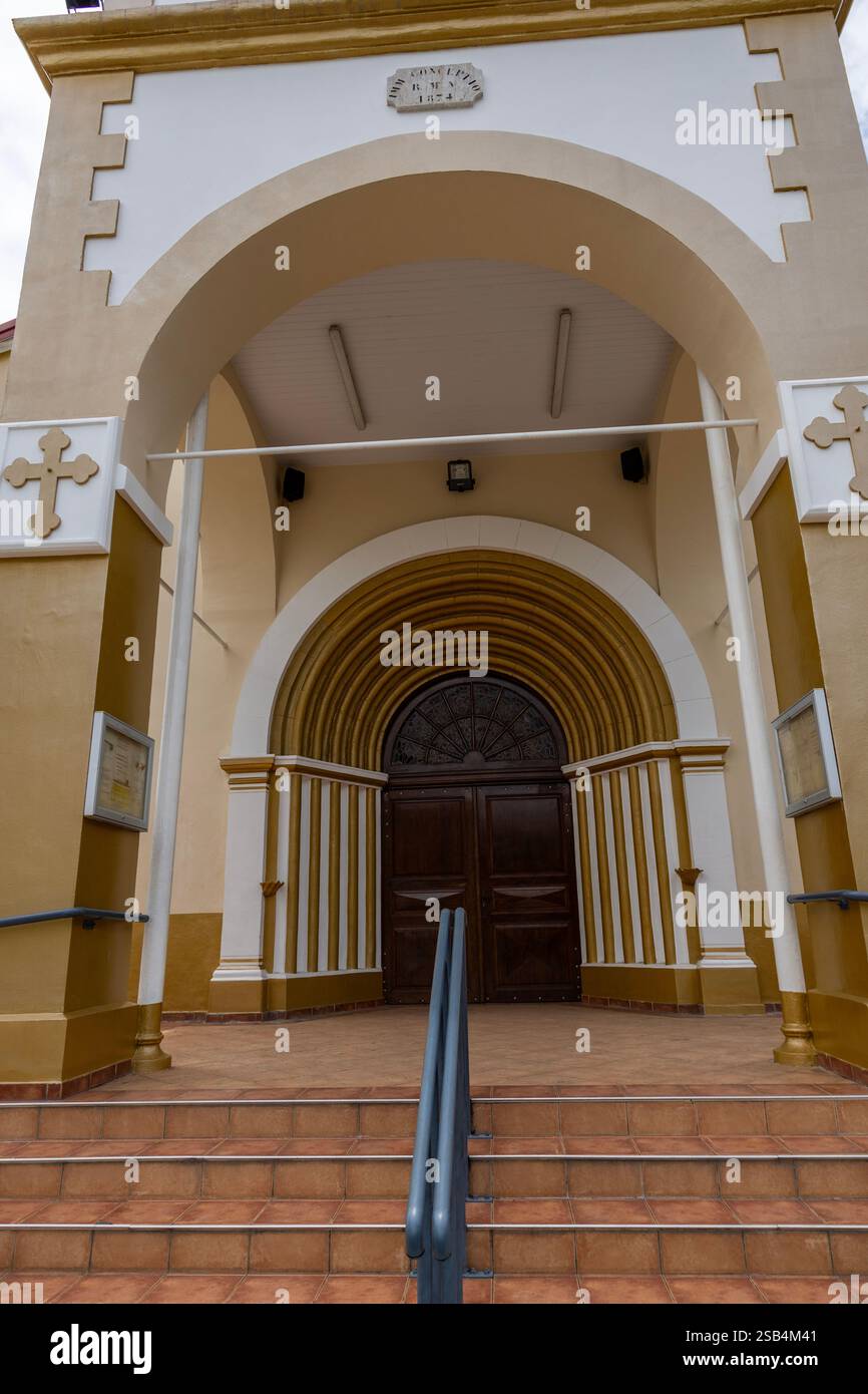 Main entrance of the Church of the Immaculate Conception built in 1855 ...