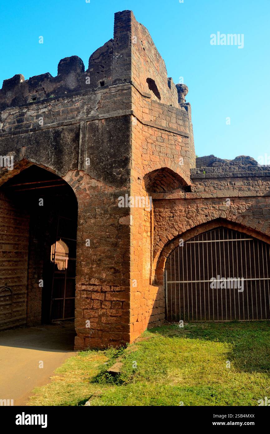 The Bidar fort, built by Sultan Alla-Ud-Din Bahman in 1427 along with ...