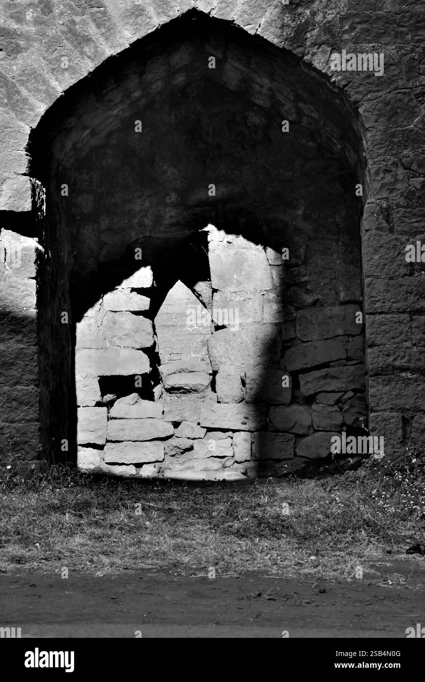 The Bidar fort, built by Sultan Alla-Ud-Din Bahman in 1427 along with ...