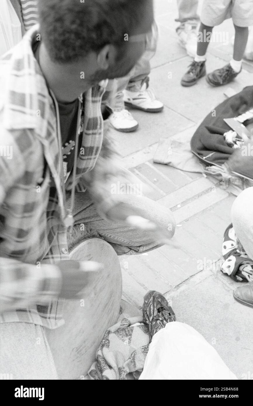 Crowds of people enjoying Notting Hill Carnival back in 1996 on the ...