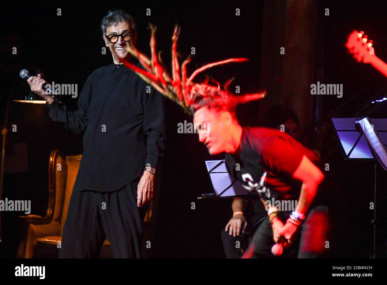 Buenos Aires (31th Jan 2025). Argentinian rock legend Billy Bond y La ...