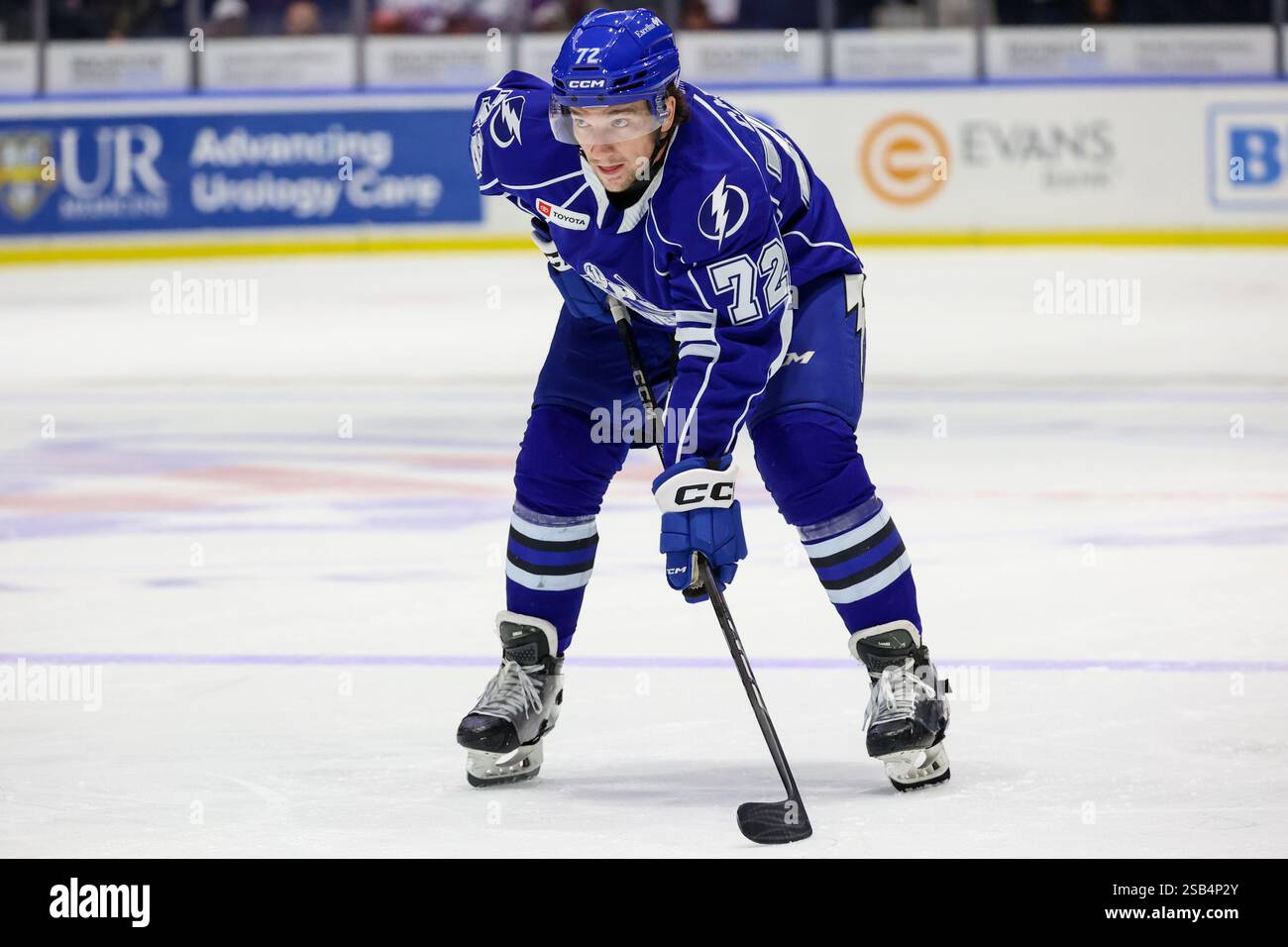 January 31st 2025: Syracuse Crunch defenseman Declan Carlile (72 ...