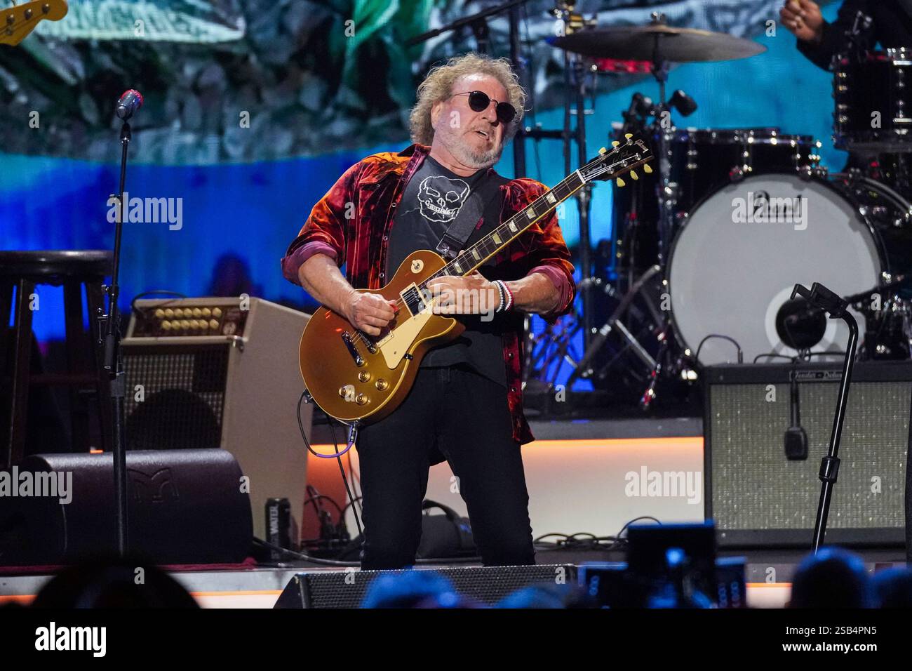 Sammy Hagar performs during the MusiCares Person of the Year gala ...