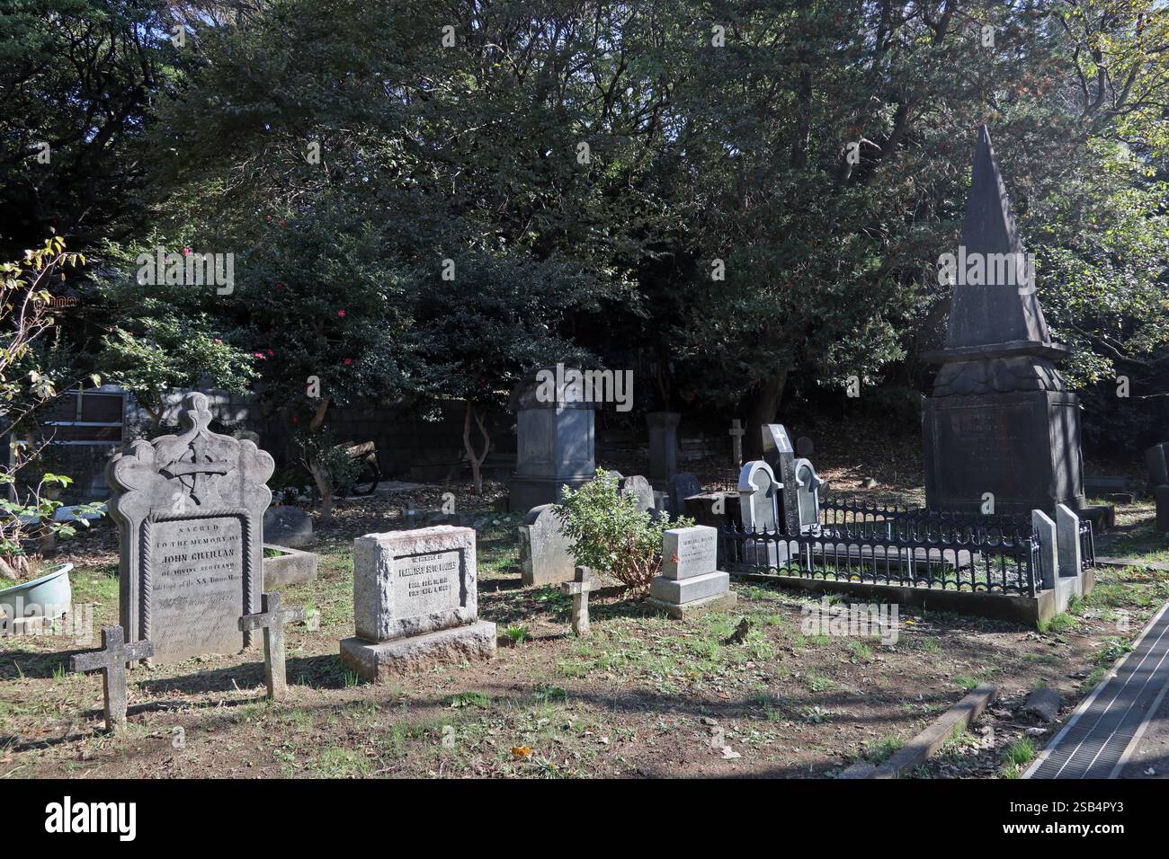 Yokohama Foreign General Cemetery, Japan Stock Photo - Alamy