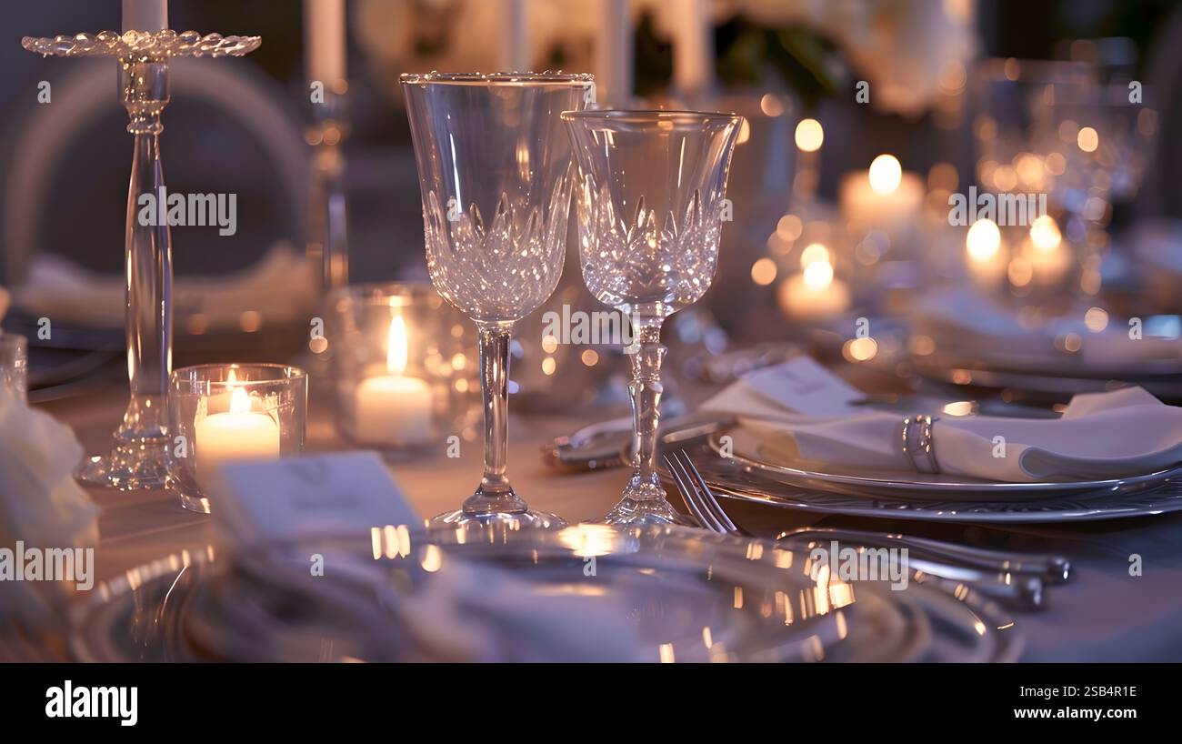 This image showcases an exquisite dining table setup,featuring a ...