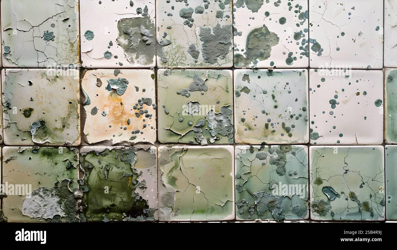 A close-up image revealing the unsettling texture of mold spores on ...