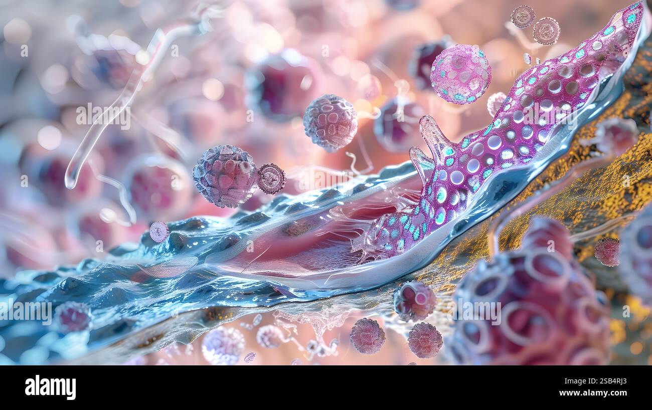 A fascinating microscopic view of skin's cellular repair process is ...