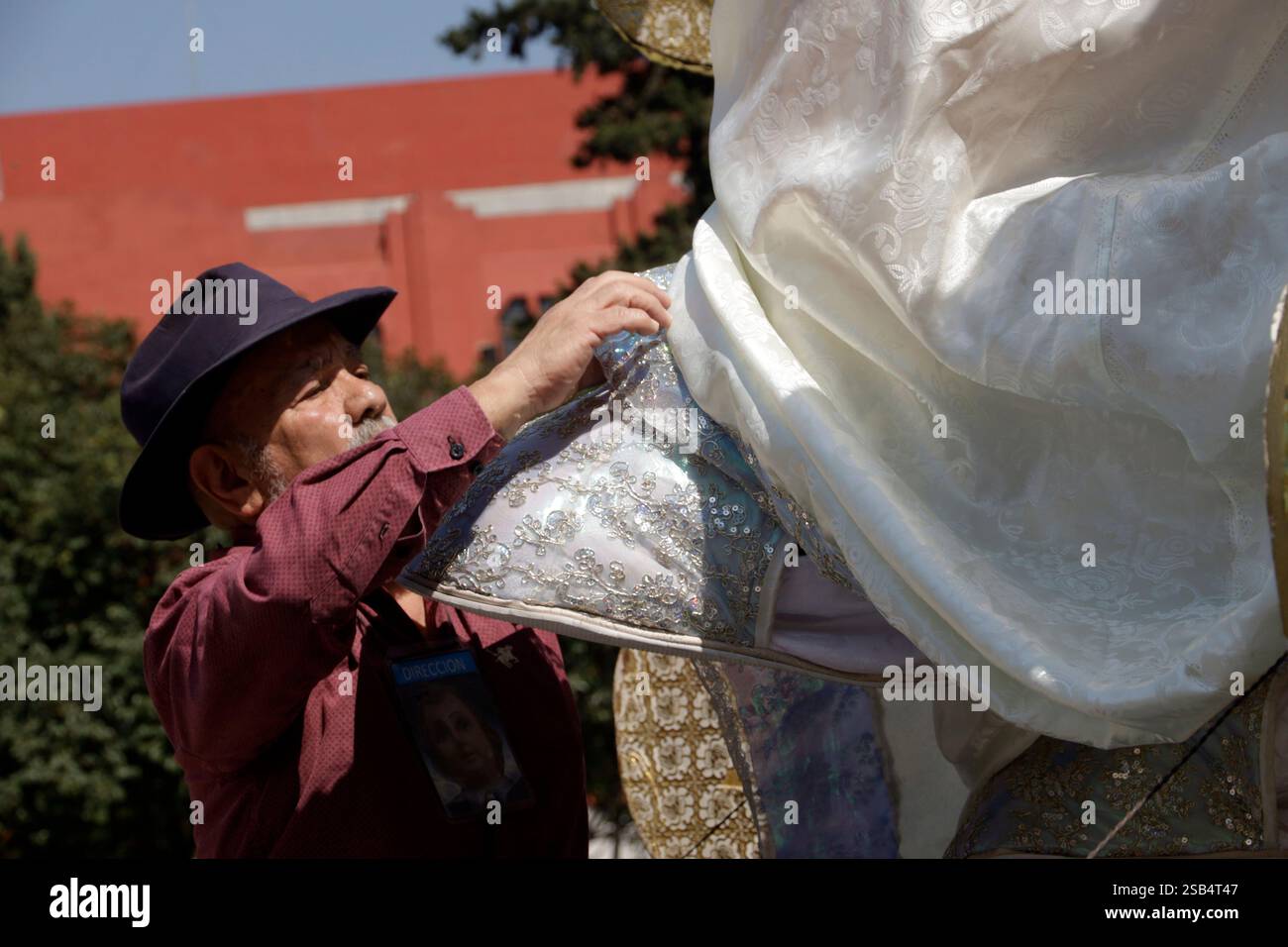 Persons installed a Monumental Baby Jesus Doll at the first Tamale Fair ...
