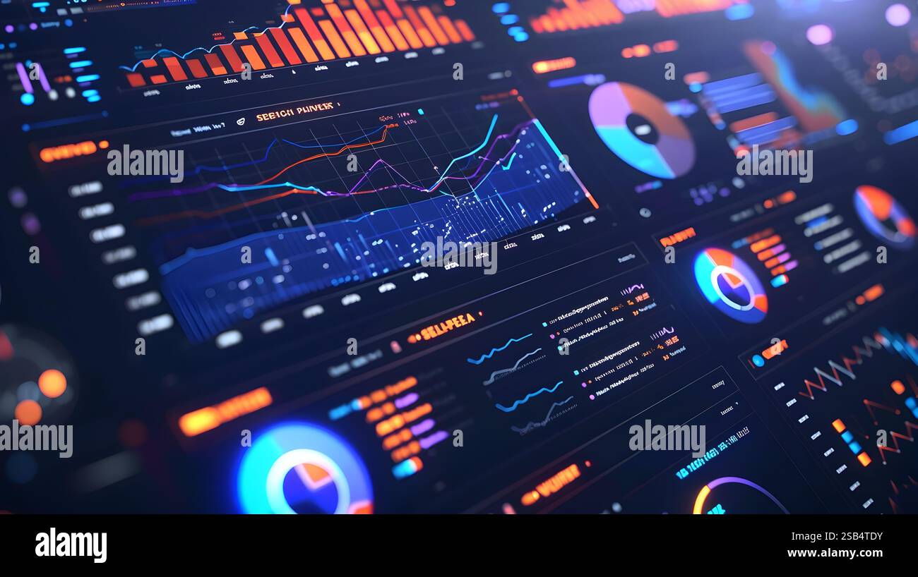 This image depicts an advanced virtual insurance dashboard displaying a range of real-time data ...
