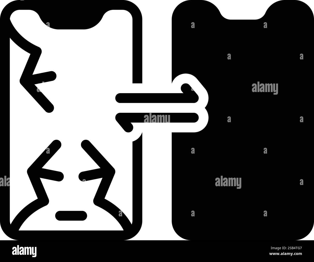 Screen replacement Cut Out Stock Images & Pictures - Alamy