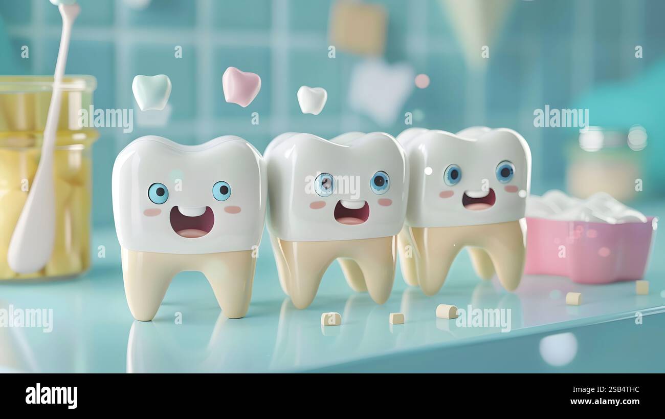 This image is an animated sequence depicting the tooth whitening ...