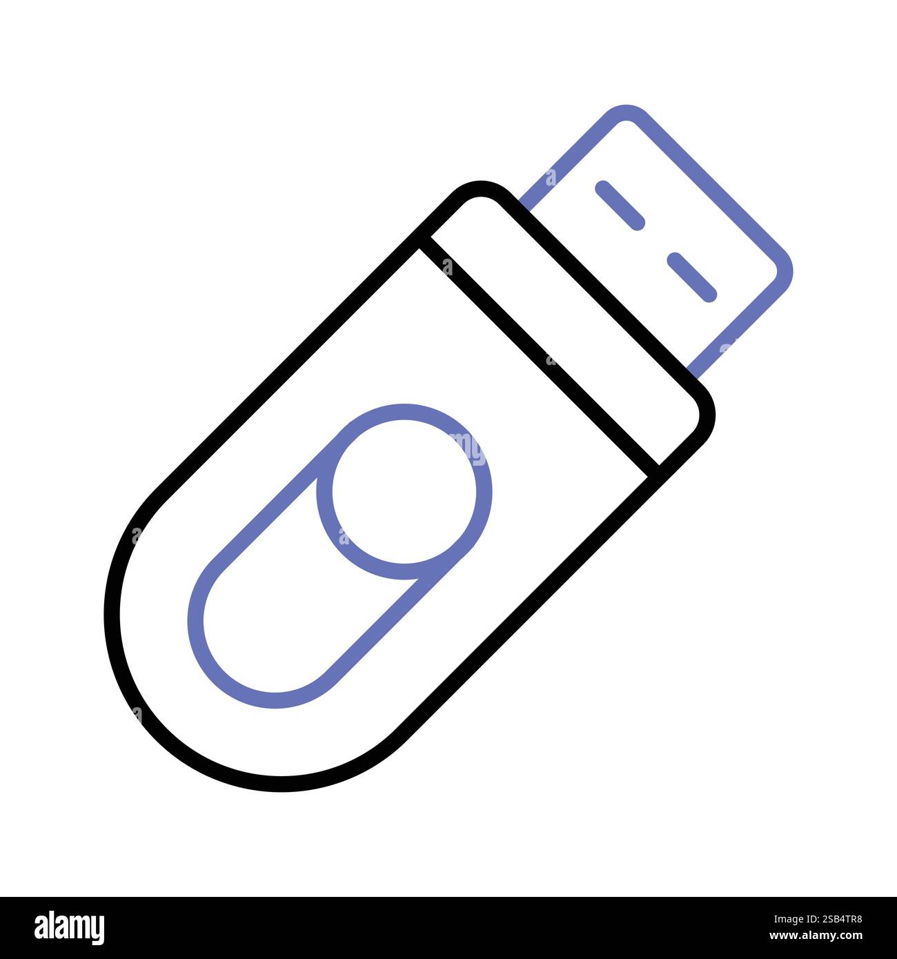 Flash drive vector in modern style, editable vector of universal serial ...