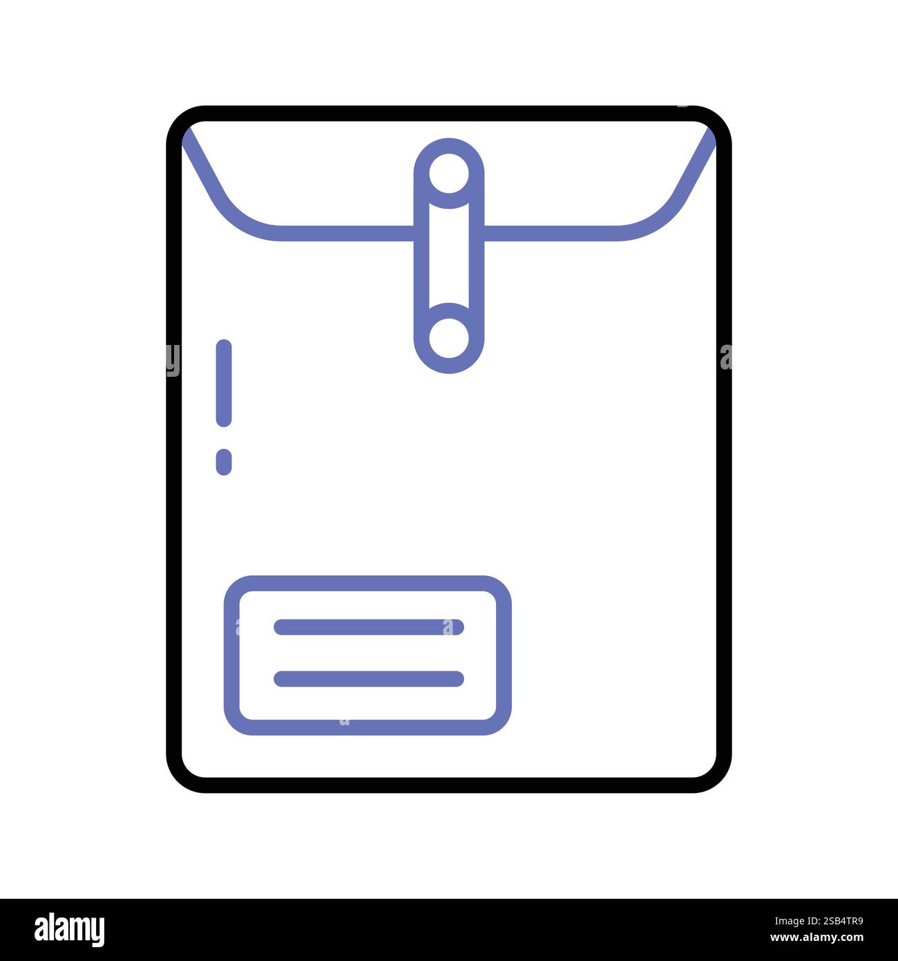 A sleek and secure representation of organized communication. An icon ...