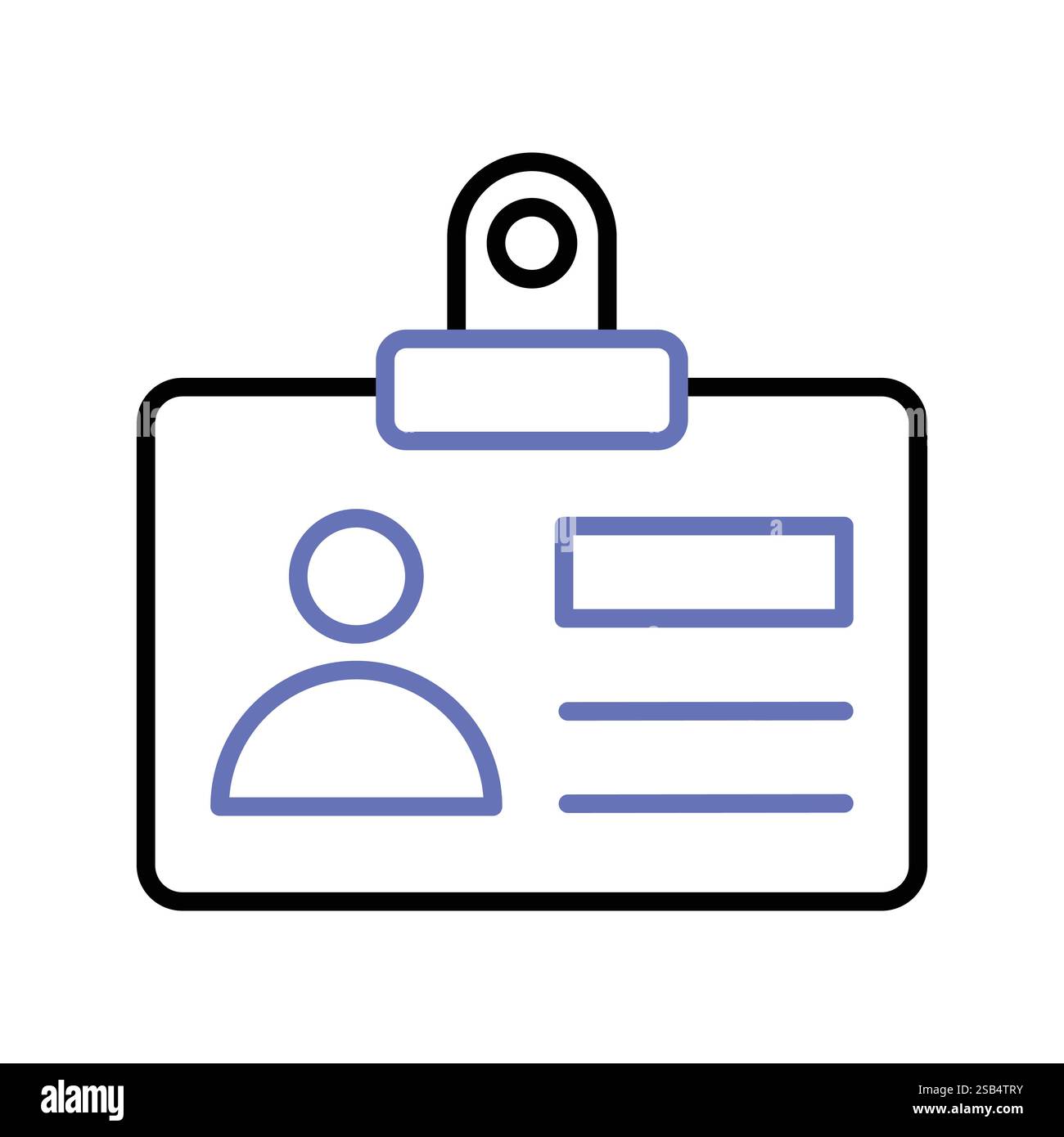 Student id card vector design, entry pass icon in modern style Stock ...