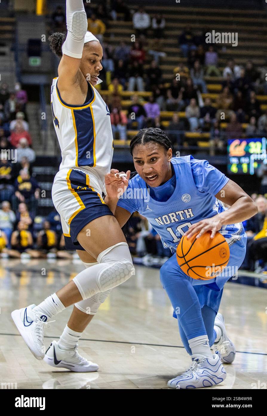 Haas Pavilion Berkeley Calif, USA. 30th Jan, 2025. USA North Carolina ...