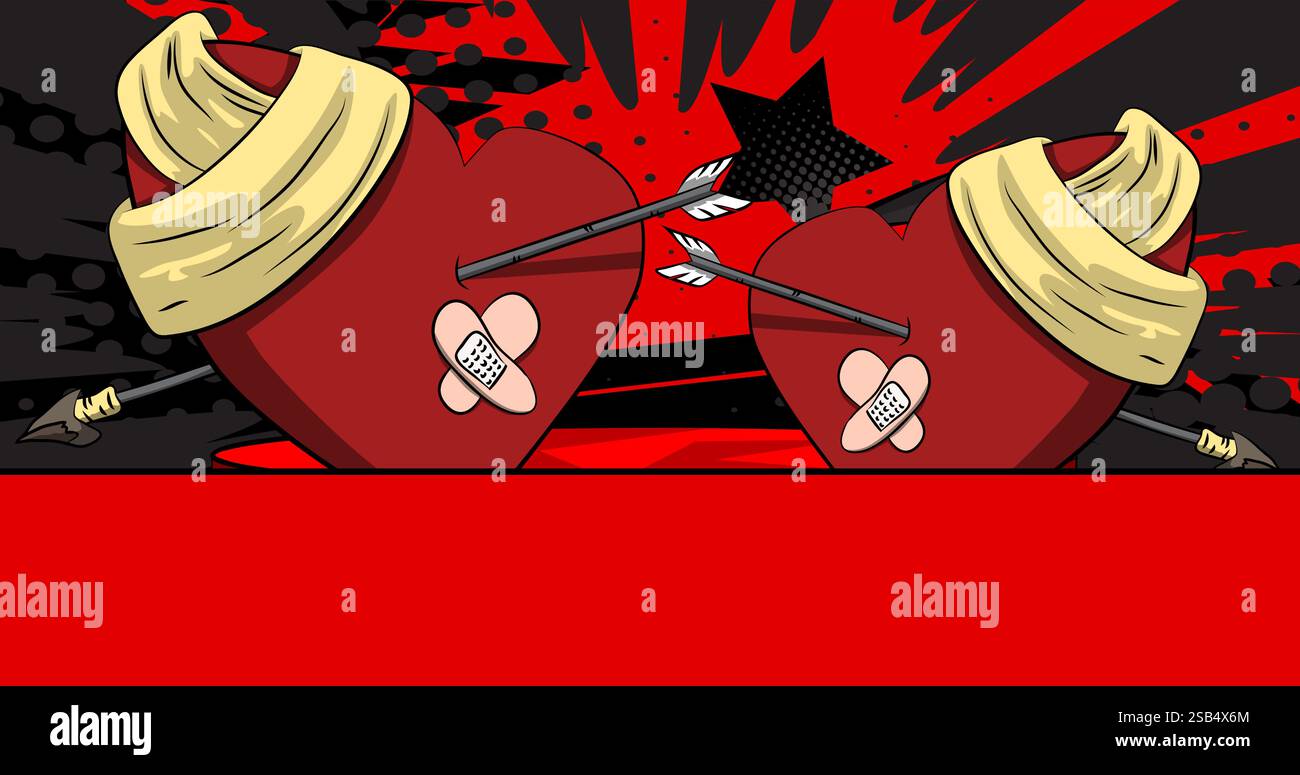 Comic Book Product podium stage for mockup presentation with Broken ...