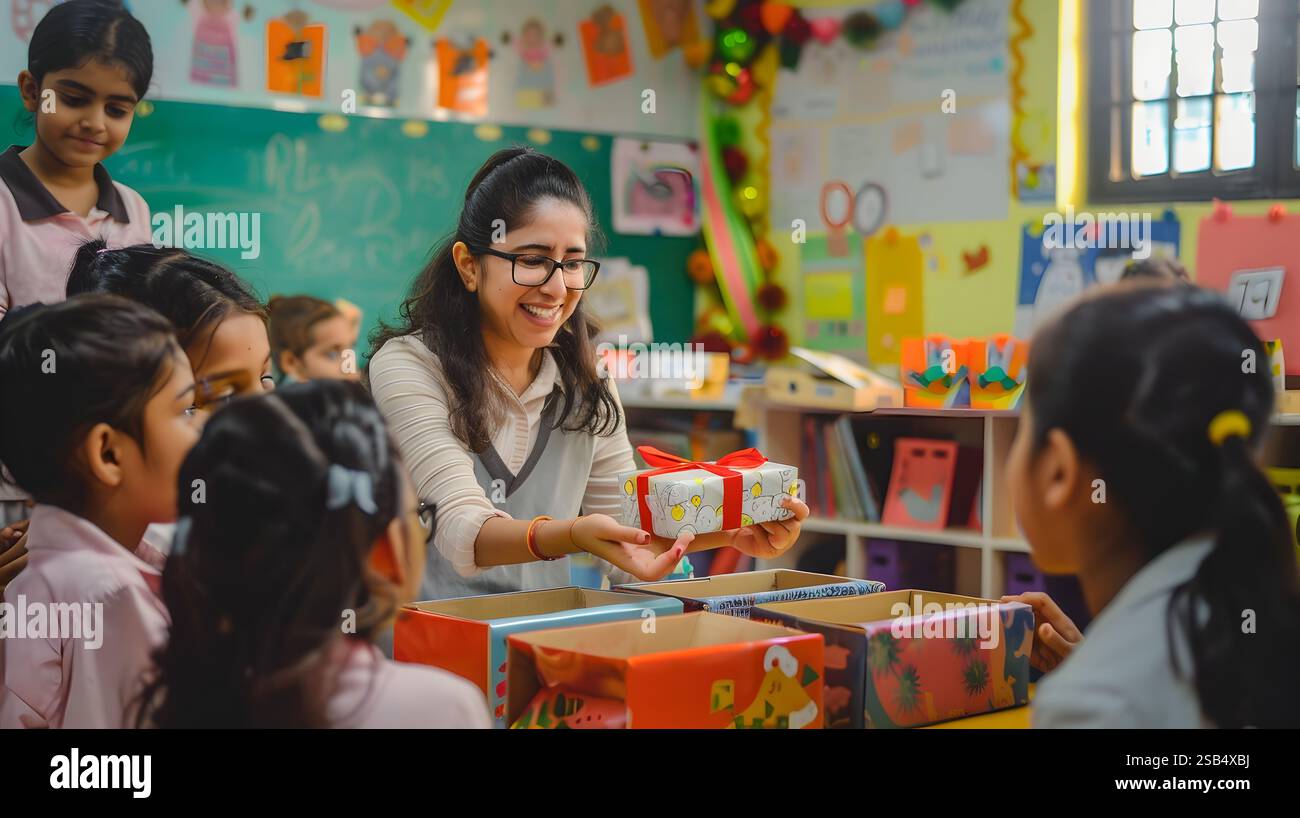 Lively classroom scene captures hi-res stock photography and images - Alamy