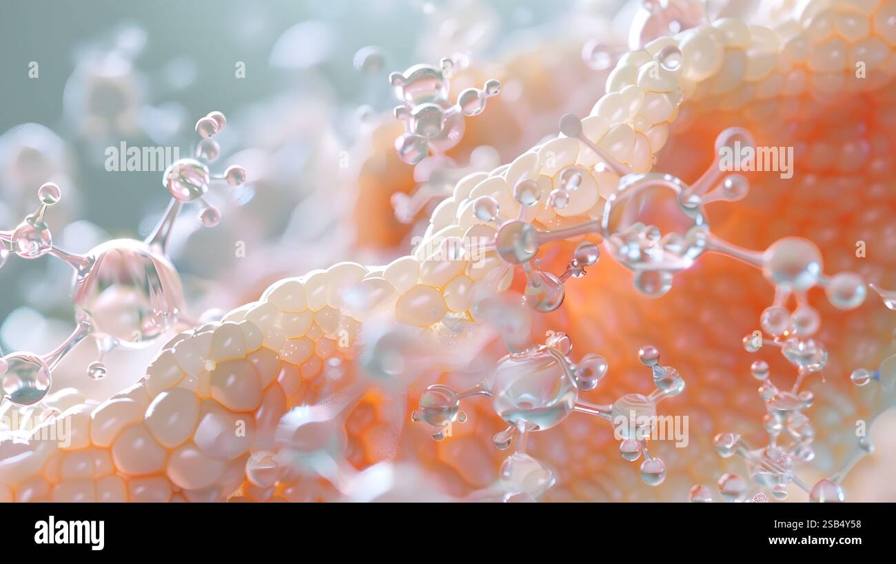 This animation showcases calcium molecules actively bonding to a bone ...