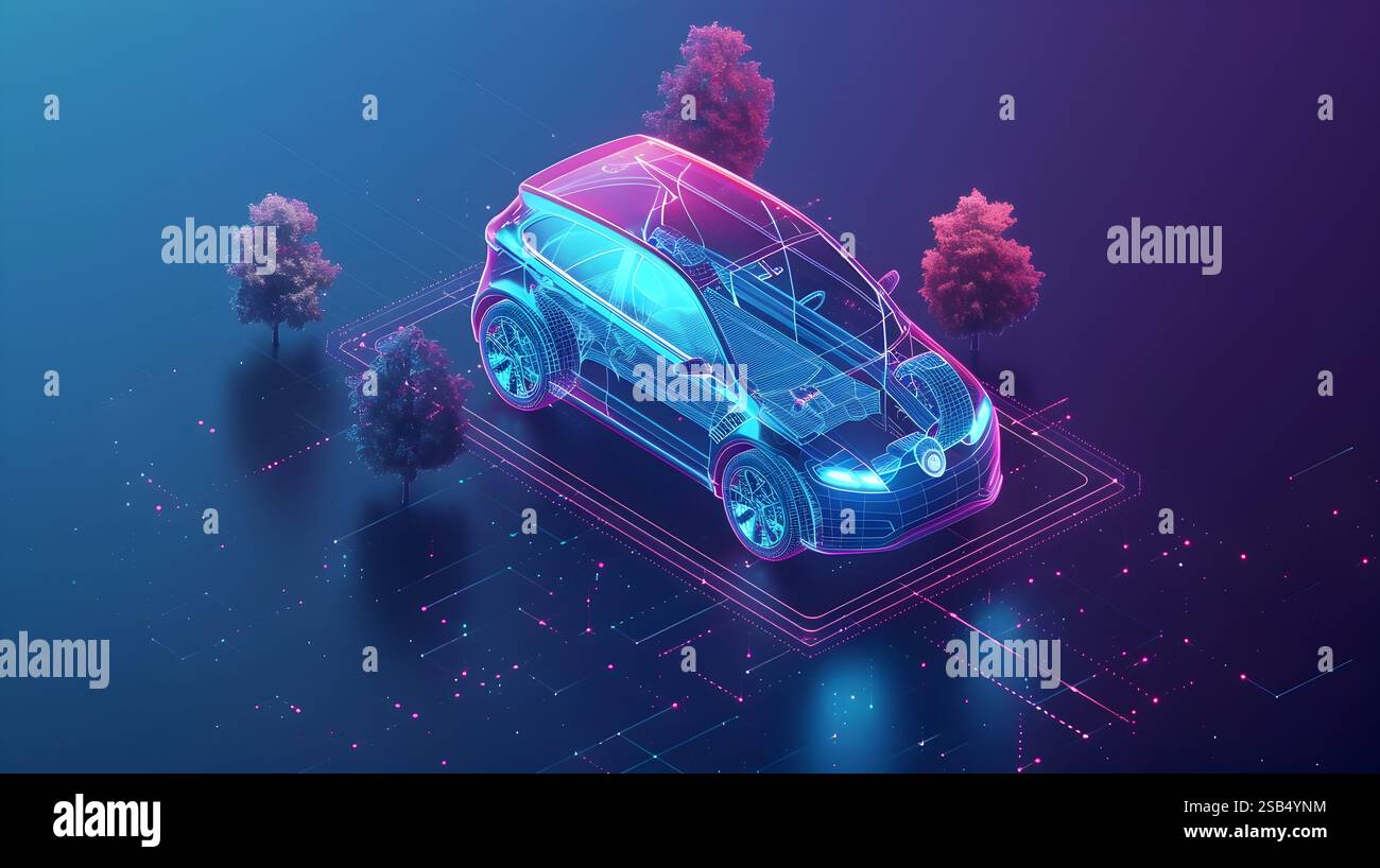 This detailed 3D visualization highlights the eco-friendly technology ...