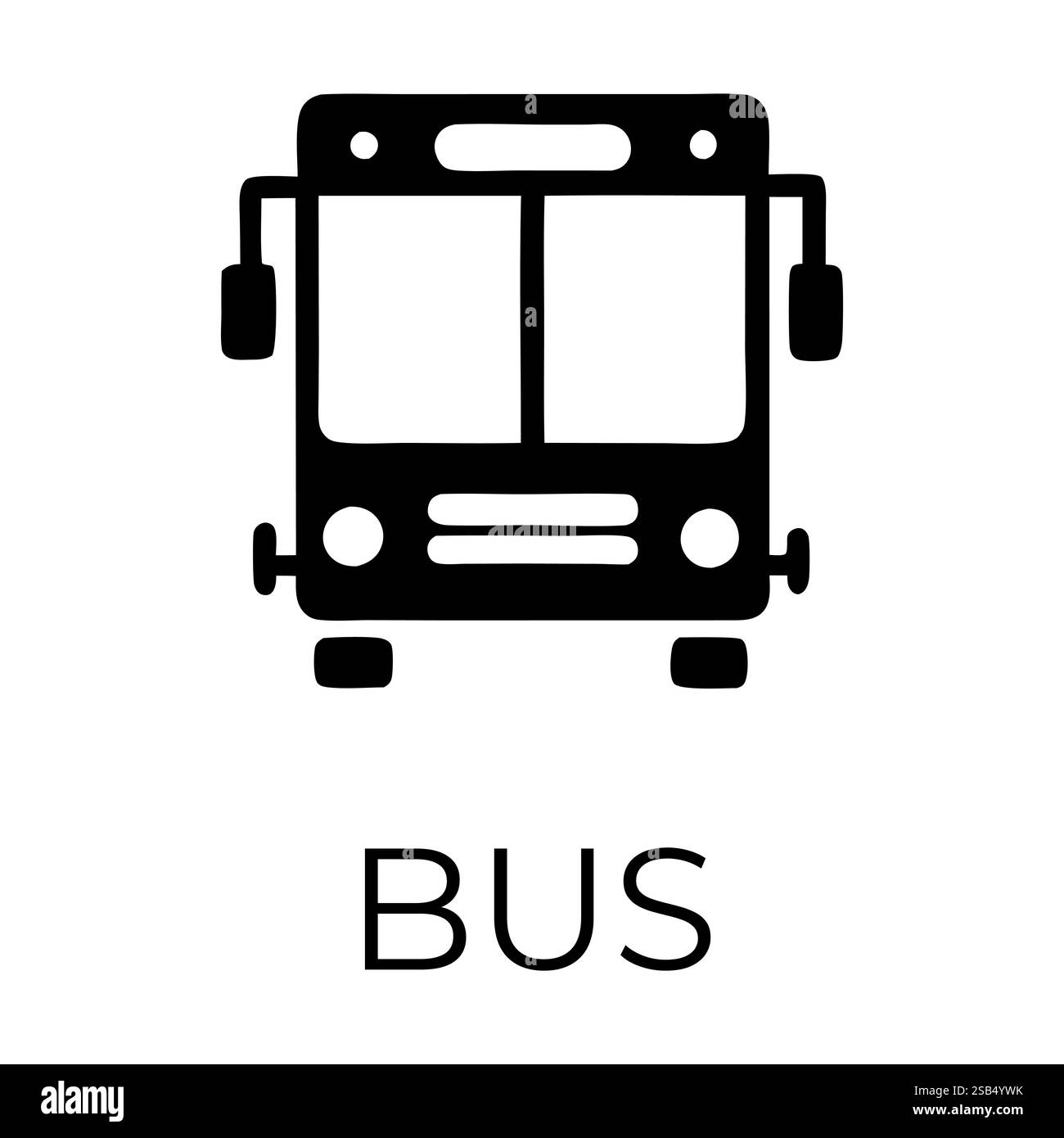 Transport bus vehicle icon hi-res stock photography and images - Alamy