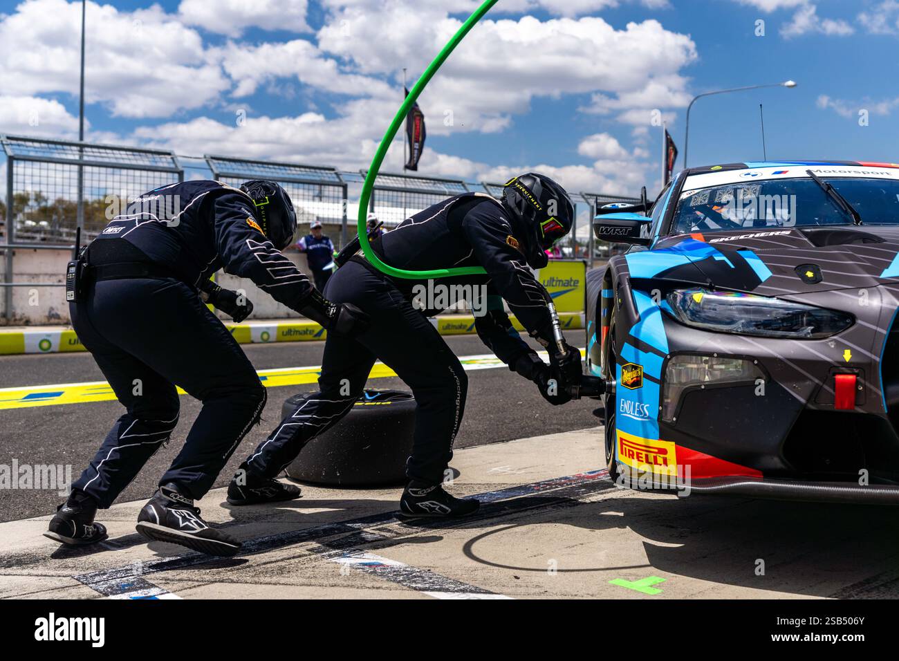 February 1, 2025, Bathurst, New South Wales, Australia: Team WRT mechanics at Meguiar's Bathurst ...