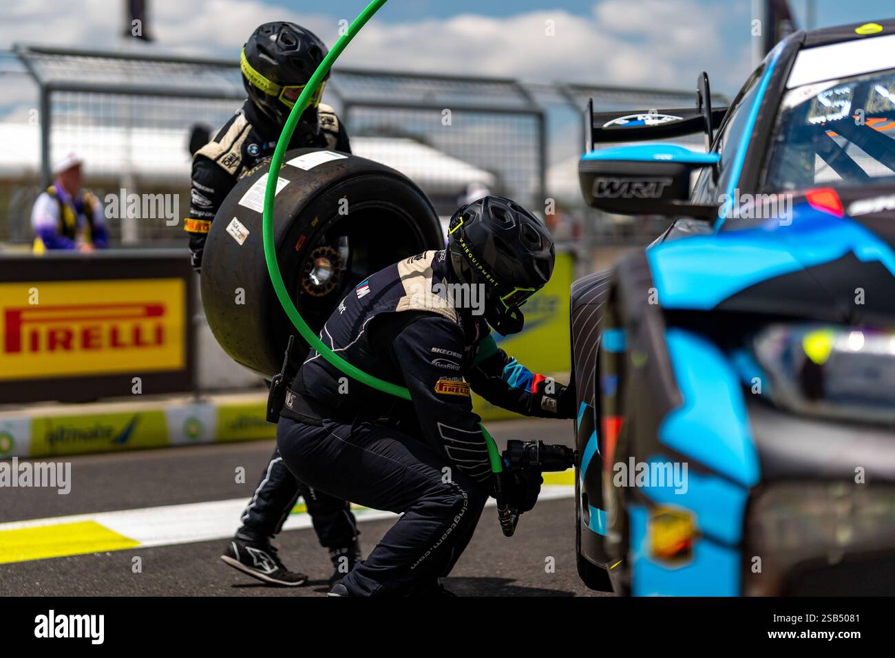 February 1, 2025, Bathurst, New South Wales, Australia: Team WRT mechanics at Meguiar's Bathurst ...