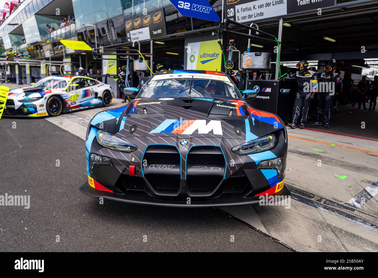 February 1, 2025, Bathurst, New South Wales, Australia: Team WRT mechanics at Meguiar's Bathurst ...