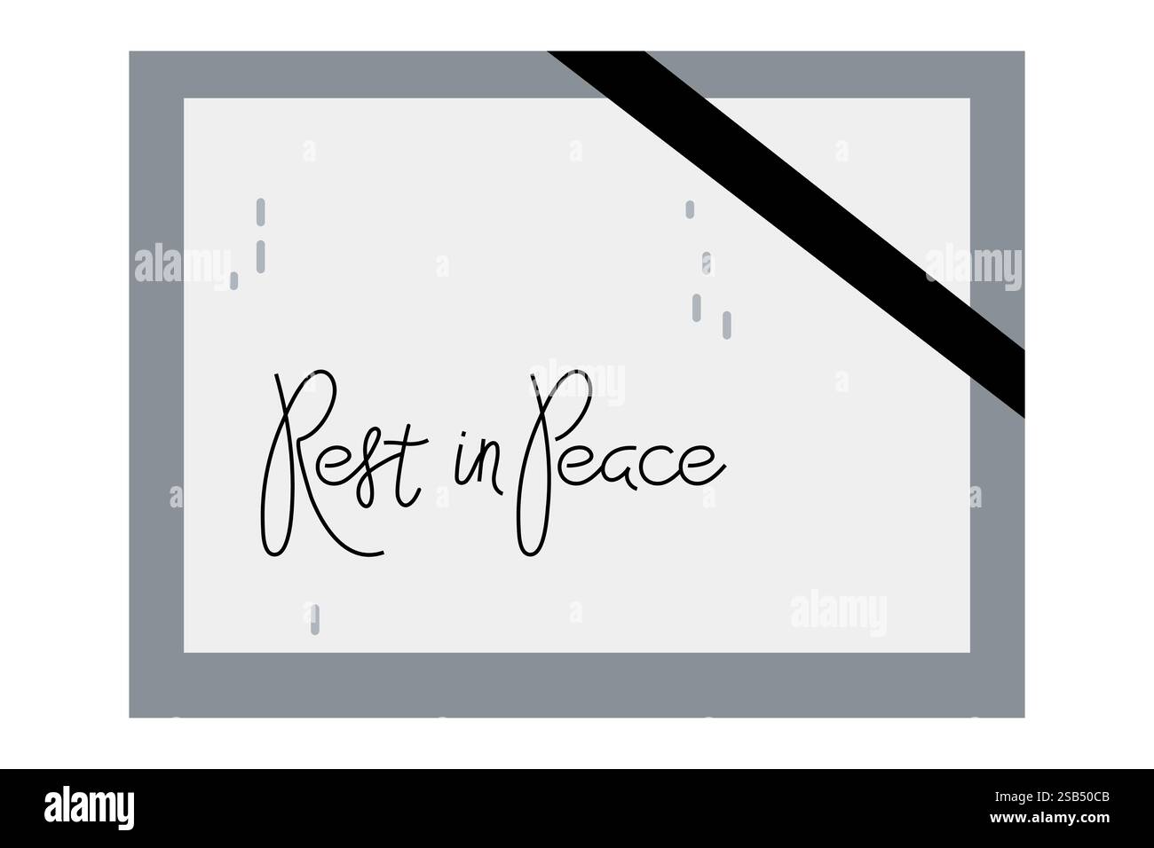 A decorative memorial sign features a touching farewell message ...