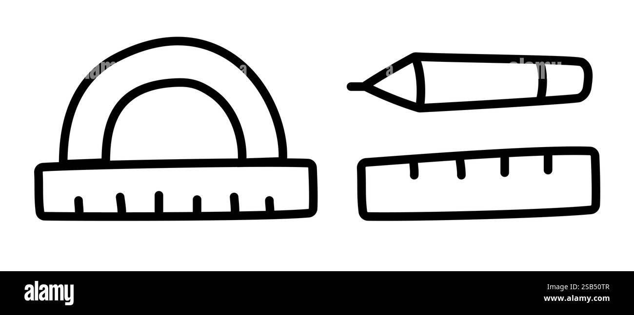 Protractor ruler isolated on the white background. Vector template of ...